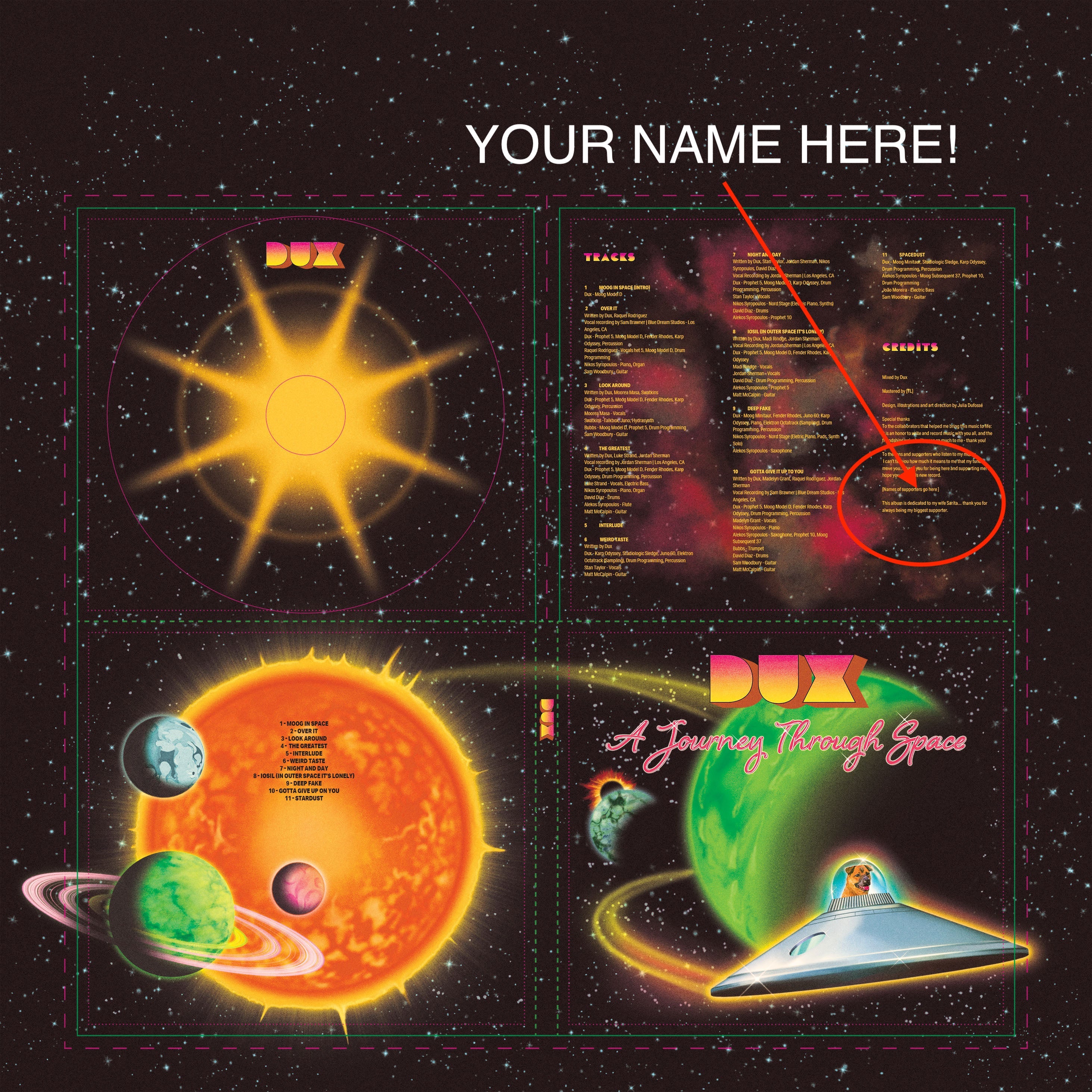 Get Your Name In The Album Credits + Vinyl PRE-ORDER (Signed) + Downlo ...